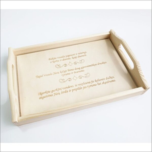 MEDINIS PADĖKLAS „JAUNŲJŲ SUTIKIMUI“ - Dovanos Internete