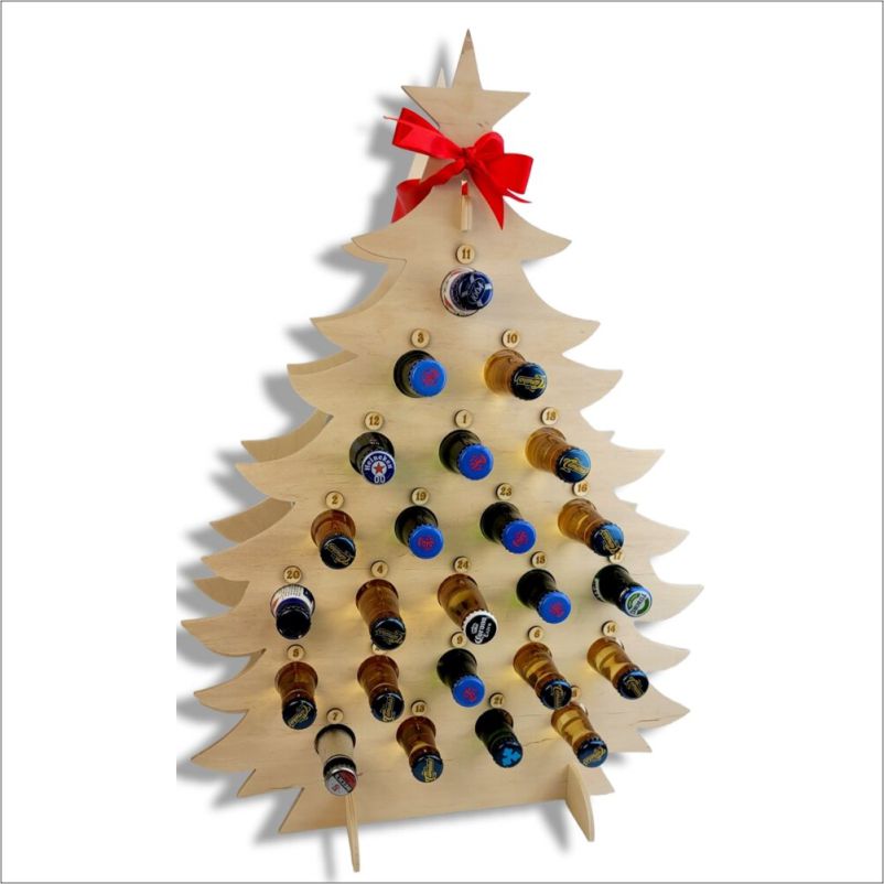 ADVENTO KALENDORIUS VYRAMS „BUTELIŲ EGLUTĖ“ - Dovanos Internete